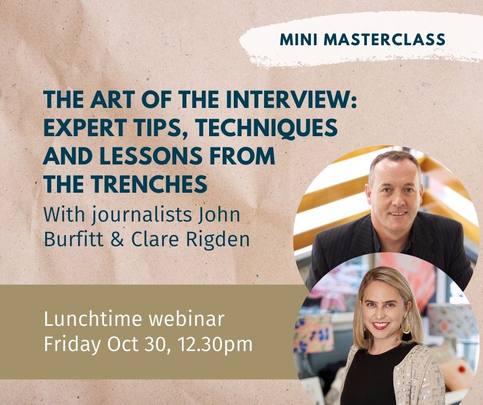 MINI MASTERCLASS: The art of the interview: Expert tips, techniques and ...