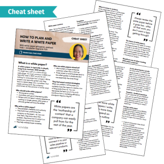 MASTERCLASS: How to plan and write a white paper with Eagranie Yuh ...